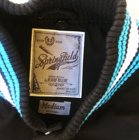 raw blue | Jackets & Coats | Springfield Classic Varsity Jacket | Poshmark